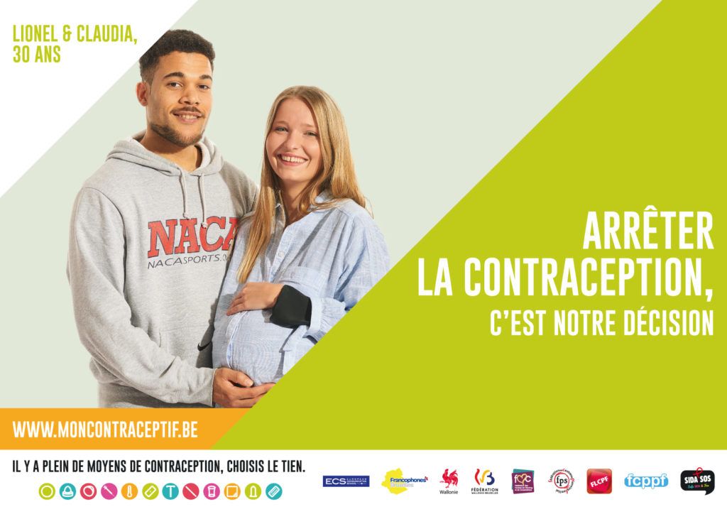 Affiche - Arrêter la contraception, c'est notre décision - Sofelia