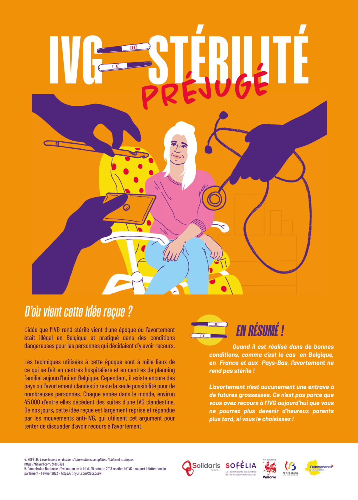 Fiche informative : IVG = Stérilité - Sofelia