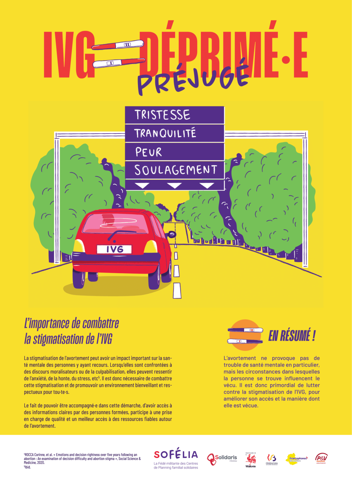 Fiche informative : IVG = Déprimé-e - Sofelia
